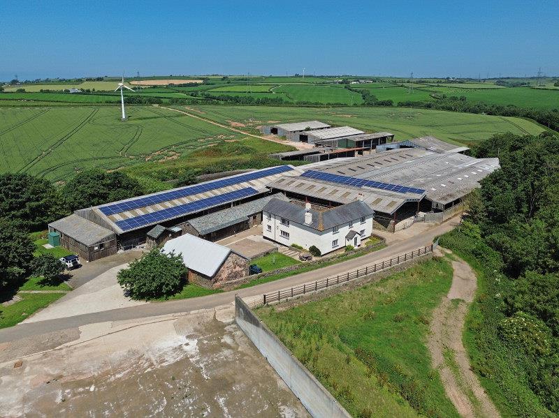 AN 81 ACRE FORMER DAIRY FARM COMPRISING A 4 BED DETACHED STONE AND ...